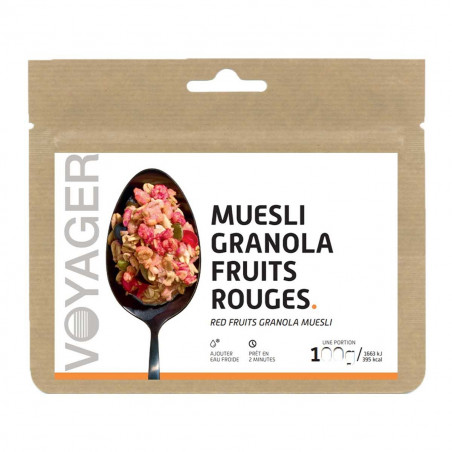 Muesli granola aux fruits rouges